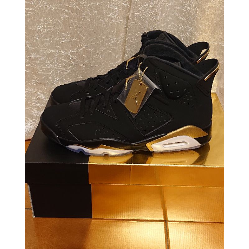 Nike Air Jordan 6 AJ6 DMP 黑金 冠軍 MJ LBJ Kobe | 蝦皮購物