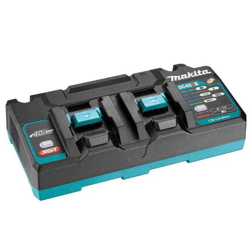 DC40RB【花蓮源利】牧田 MAKITA 原廠 40V 快速 雙充 充電器 雙口充充電器 DC40RB | 蝦皮購物
