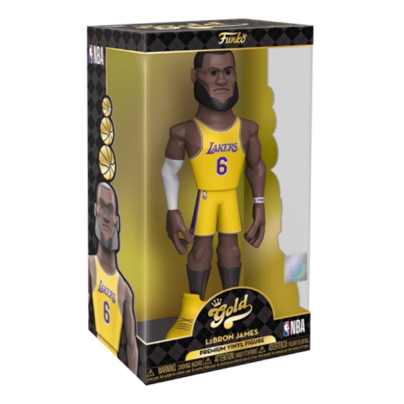 FUNKO GOLD POP 12吋 NBA LEBRON JAMES 勒布朗 詹姆士 LBJ 湖人 LAKERS 公仔 | 蝦皮購物