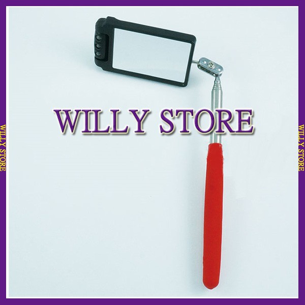 【WILLY STORE】章魚牌Octopus 435.005 LED萬向檢查鏡 方型伸縮檢視鏡 | 蝦皮購物