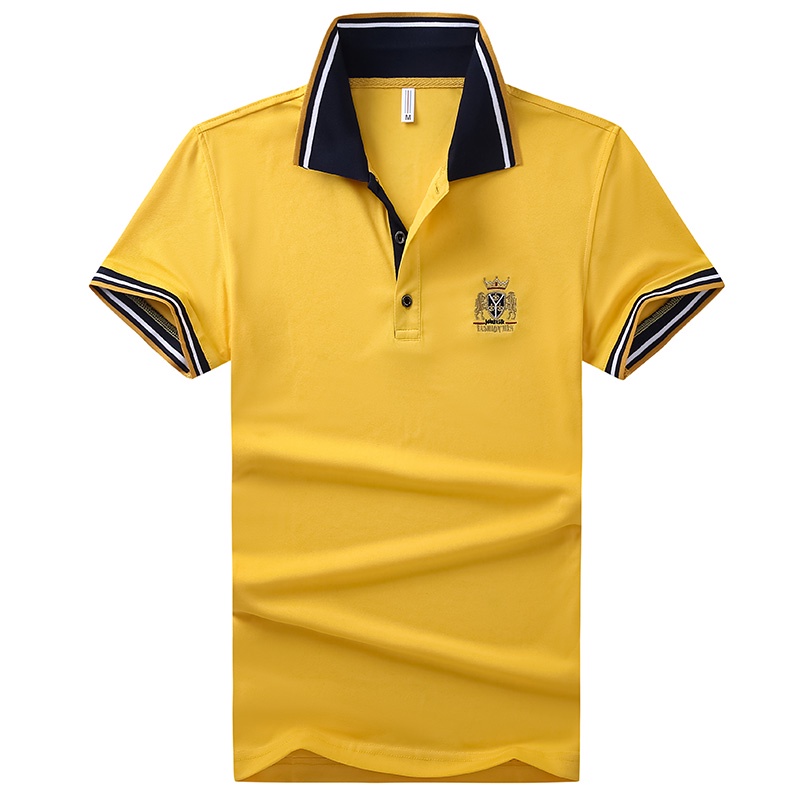 M-8XL大尺碼休閒polo衫 夏季男士POLO衫 短袖polo衫 純棉短袖t恤 刺繡上衣 翻領立領上衣 polo男 | 蝦皮購物
