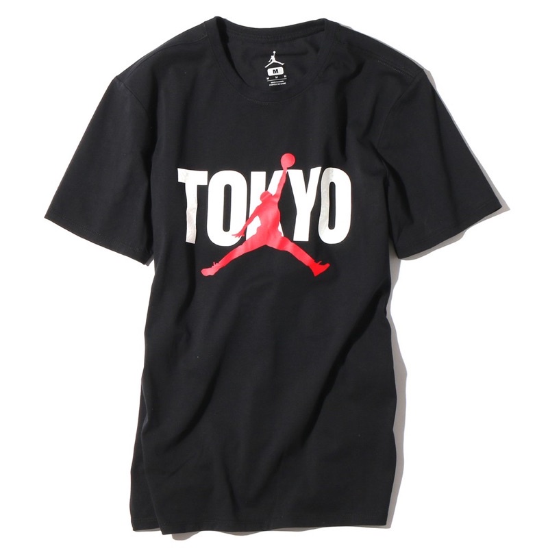 AIR JORDAN TOKYO 喬登 日本限定 黑色 短T | 蝦皮購物