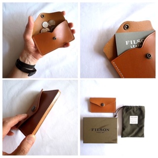Filson snap wallet 卡包 70440美國製 深咖啡色 | 蝦皮購物