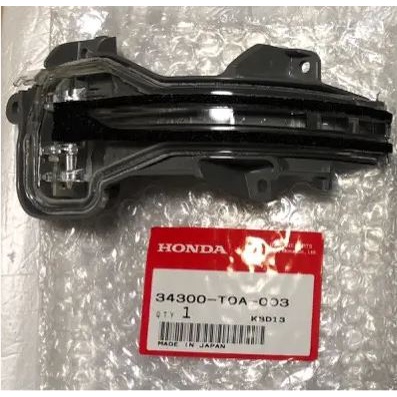 原廠 HONDA CRV4 12-17 LED 後視鏡燈 方向燈 右邊 料號 : 34300-T0A-003 | 蝦皮購物