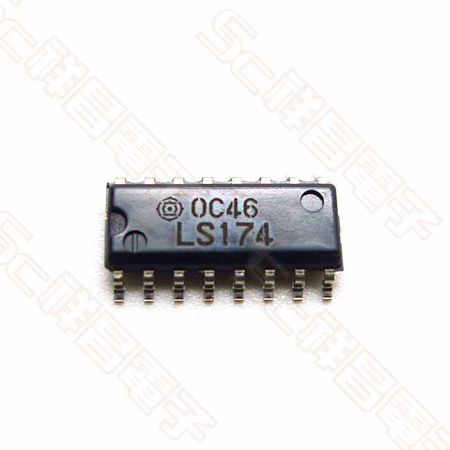 【祥昌電子】74LS174 貼片式 SMD 邏輯 觸發器晶片 芯片 晶片 積體電路 (單個) | 蝦皮購物