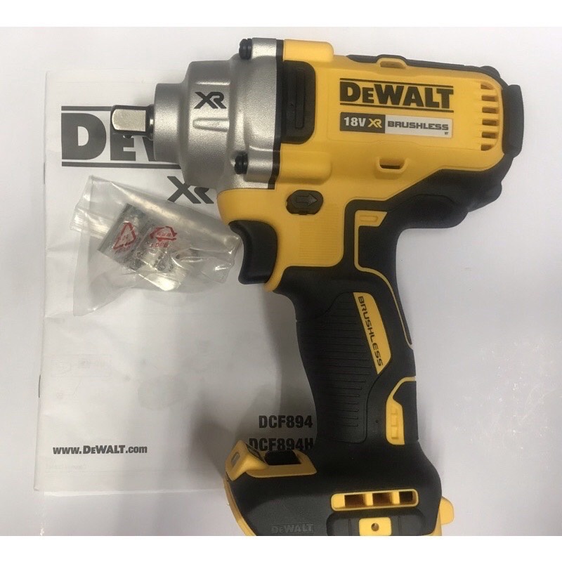 【小強工具】全新DEWALT 美國製造 得偉894 DCF894HB 20V C型環 無刷 衝擊 四分扳手 DCF894 | 蝦皮購物