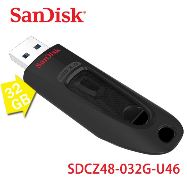 【3CTOWN】含稅開發票【公司貨】SanDisk Ultra CZ48 32G 32GB USB3.0 隨身碟 | 蝦皮購物
