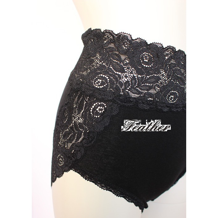 【Feather Living Shop】日本製 柔軟親膚 吸濕速乾 彈性貼身 Rose玫瑰蕾絲女內褲 S89 | 蝦皮購物