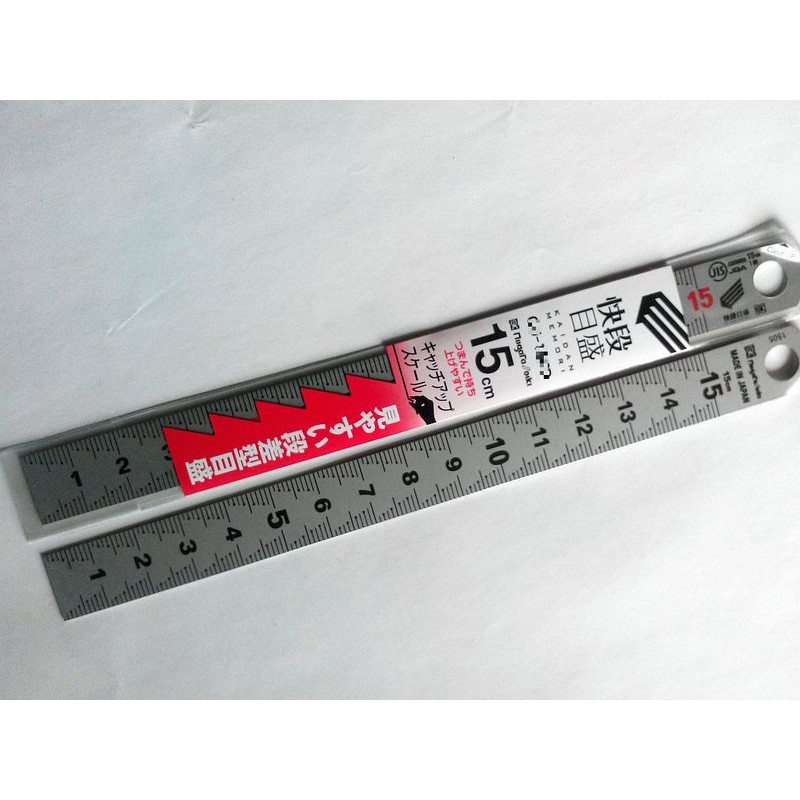 日本 新潟精機 折角邊 段差型 直尺 快速辨識刻度 150mm JIS1級認證 | 蝦皮購物