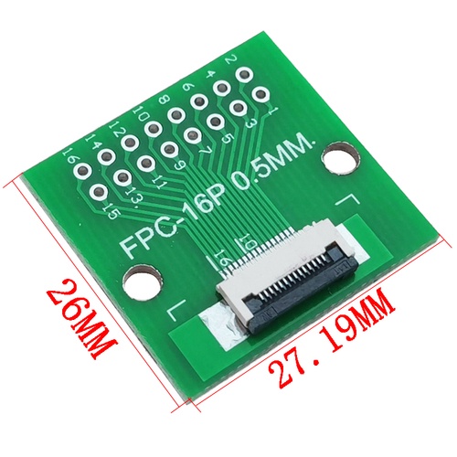 【量大價優】FPC/FFC 4P-80P 焊0.5座 翻蓋下接0.5MM轉直插2.54軟排線轉接板 | 蝦皮購物