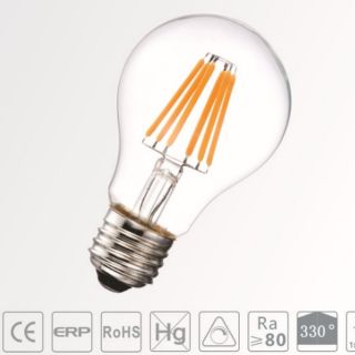 工業風loft愛迪生LED A60灯泡LED烏絲灯泡6w2700K LED A19燈絲灯泡超亮6w | 蝦皮購物