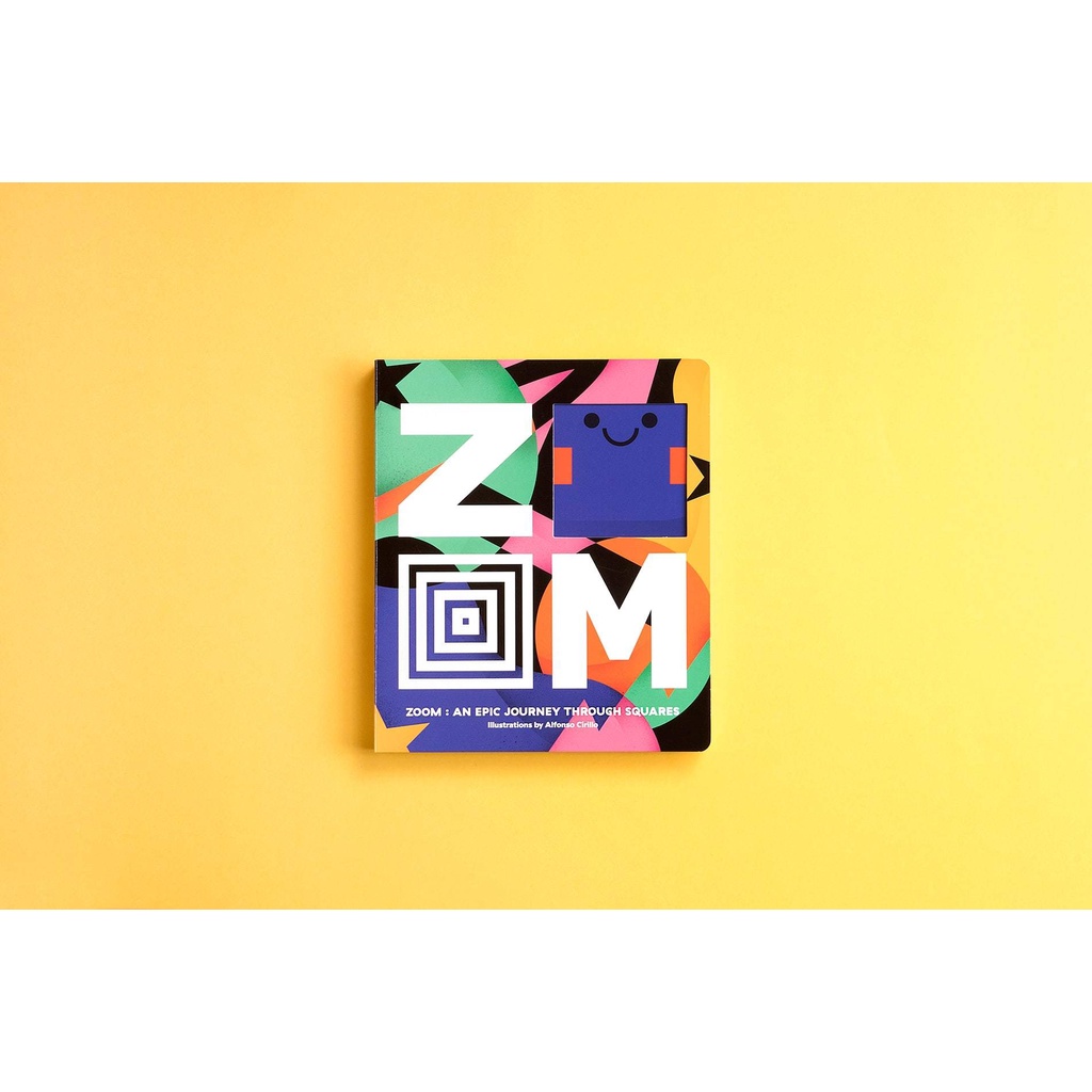 ZOOM – An Epic Journey through Squares (Zoom幾何形狀硬頁書：正方形) | 蝦皮購物