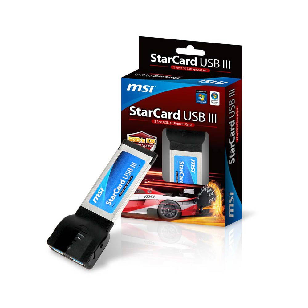 ExpressCard 34 MSI 擴充卡 StarCard USB III .USB3.0 的極速快感 | 蝦皮購物