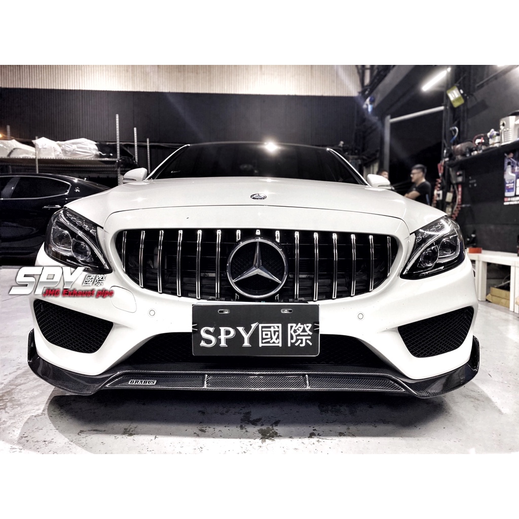 SPY國際 Benz W205 GT款 水箱罩 黑銀任選 現貨 | 蝦皮購物