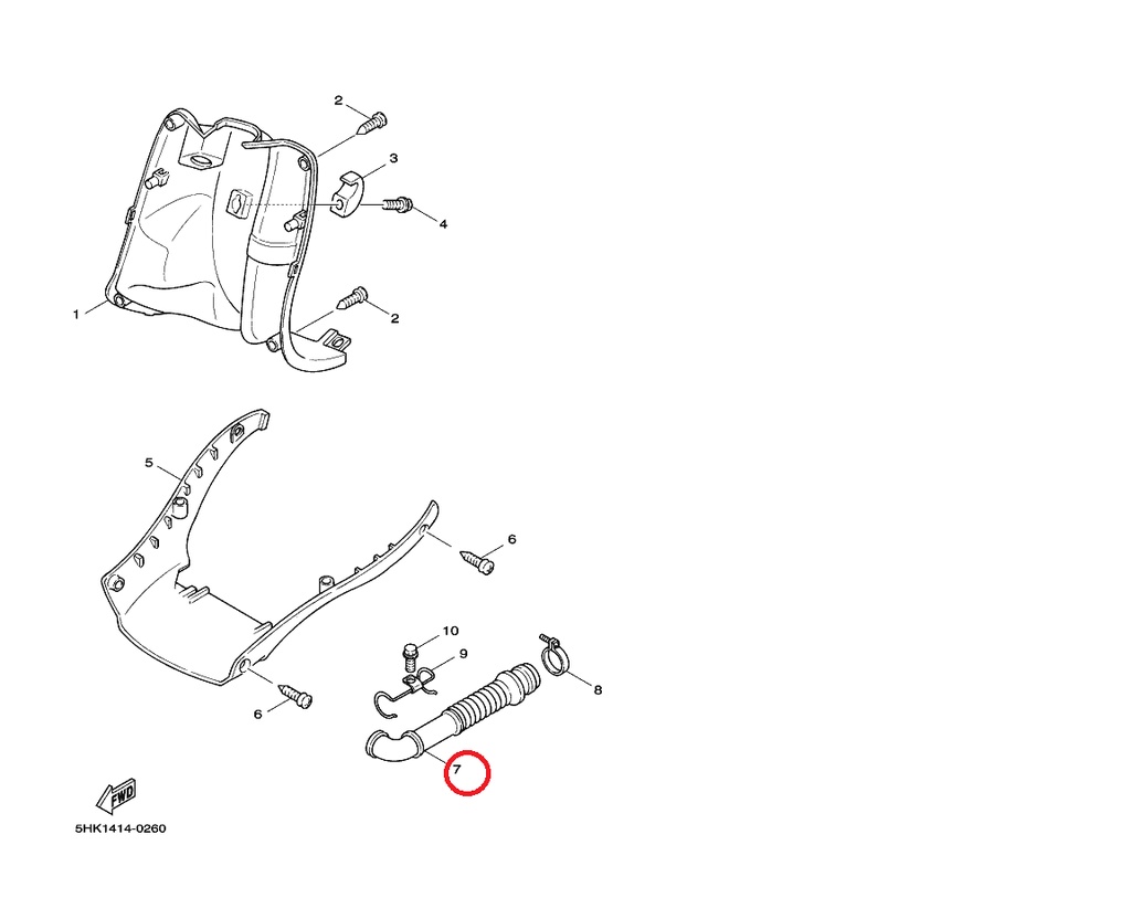 YAMAHA 原廠 RS SWEET JOG 100 離合器外蓋 冷卻導管 空氣導管總成 料號：5HK-X2157-00 | 蝦皮購物