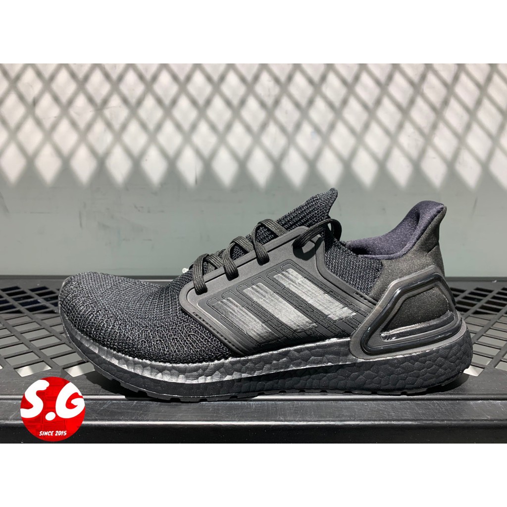 S.G ADIDAS ULTRA BOOST 20 EG0691 黑色 織布 緩震 馬牌底 休閒運動 慢跑 訓練 男女鞋 | 蝦皮購物