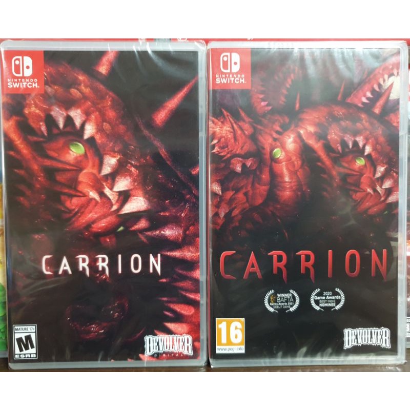 【全新現貨】NS Switch遊戲 CARRION 腐肉 紅怪 中文版 全球限量發行 類銀河惡魔城動作遊戲 | 蝦皮購物