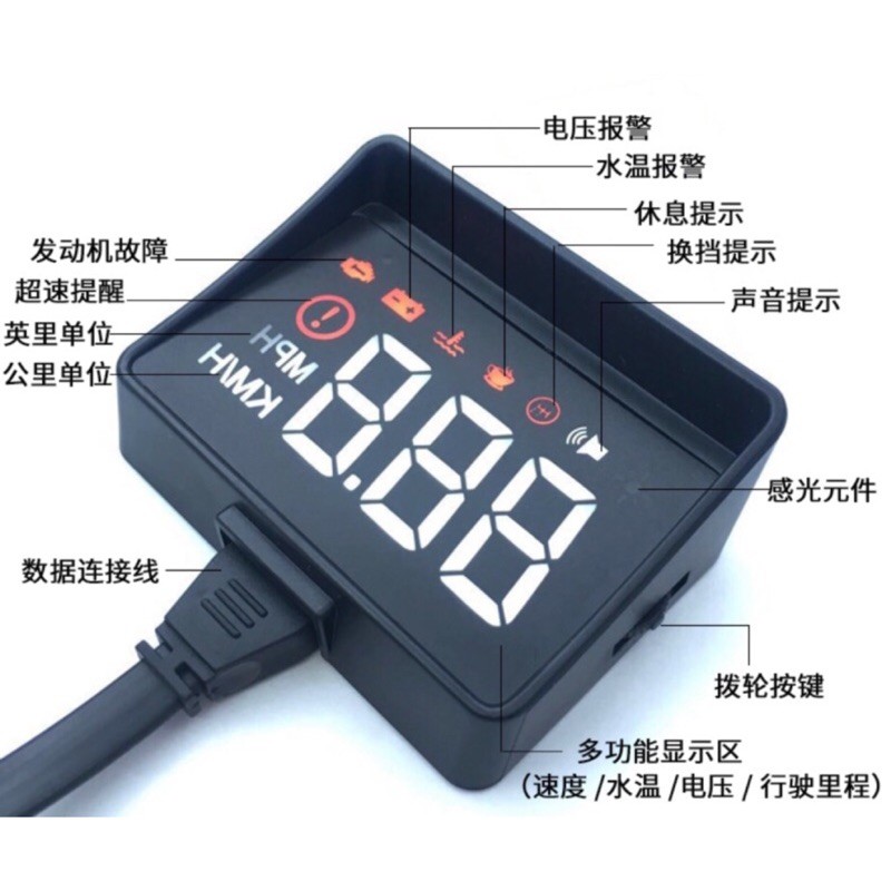 新款 A100 A100S 抬頭顯示器 OBDII 一體式遮光罩 HUD hud 汽車抬頭顯示器 OBD 顯示器 | 蝦皮購物