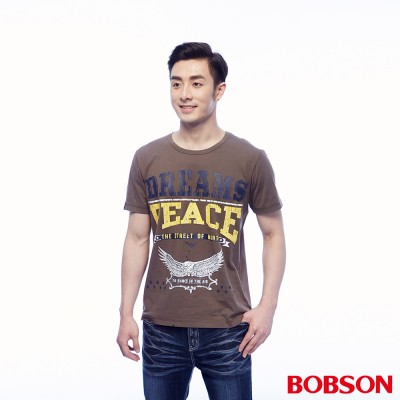 BOBSON 男款英文字母老鷹印圖上衣24040-76 | 蝦皮購物