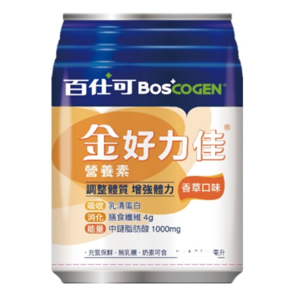 百仕可 金好力佳營養素 (香草) 230mlx24罐【仁仁藥局】BOSCOGEN | 蝦皮購物