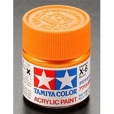 (大鳥叔叔模型)TAMIYA 81506水性漆 X-6 橙色光澤 10ml | 蝦皮購物