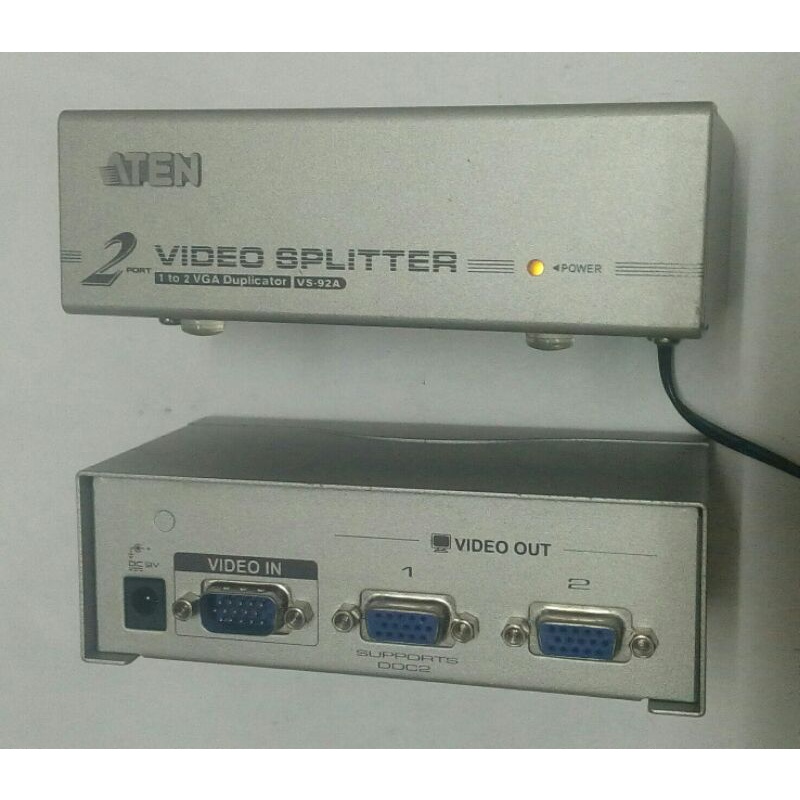 🌞二手現貨保固ATEN永宏2-Port Video Splitter視訊分配器VS92A VS-92A KVM切換器2埠 | 蝦皮購物