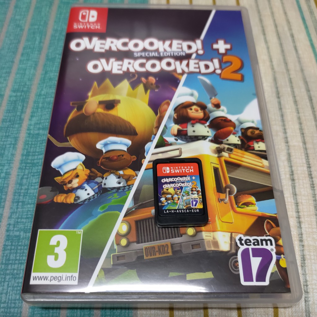 【二手】NS Switch 煮過頭 1+2 合輯 中文版 Overcooked | 蝦皮購物