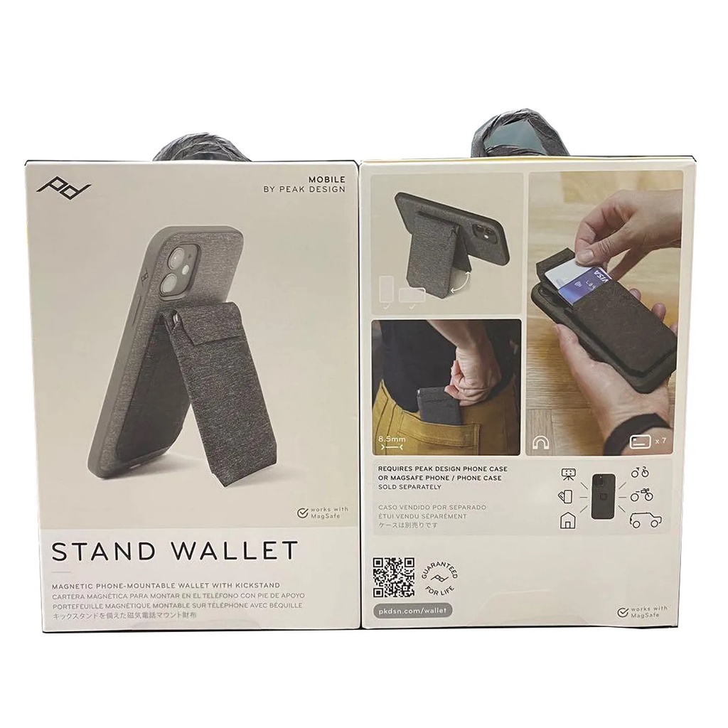 巔峰設計 Peak Design Mobile Stand Smartphone Wallet (灰色)(平行進口) | 蝦皮購物