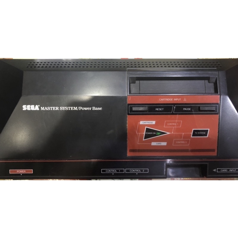 Sega 世嘉 master system / power base 桌上型電視遊樂器 僅供展示，不販售 | 蝦皮購物