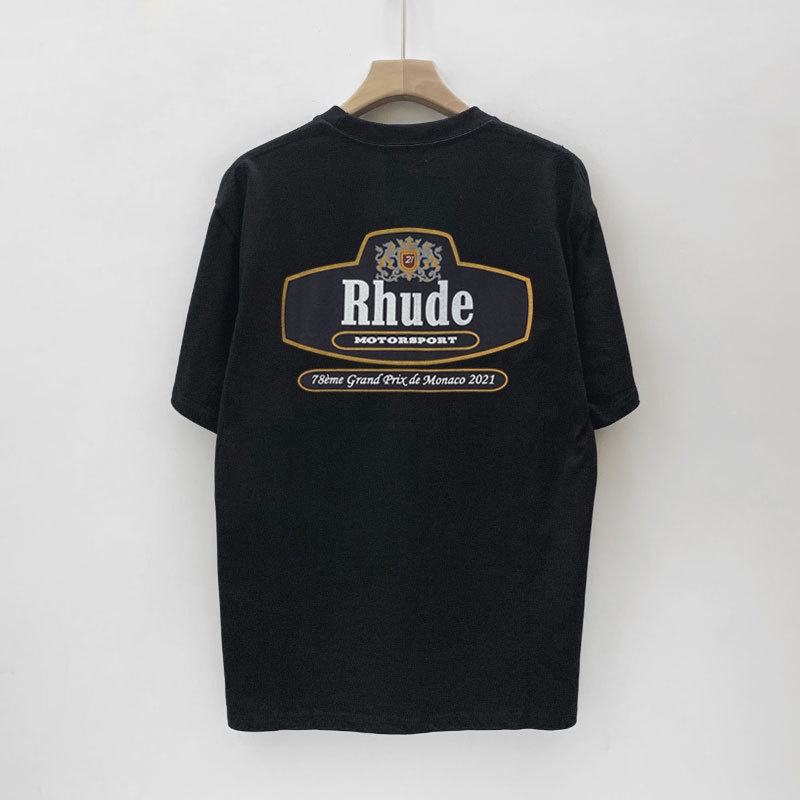 Rh LIMITED RHUDE 休閒嘻哈標誌短袖 T 恤 | 蝦皮購物
