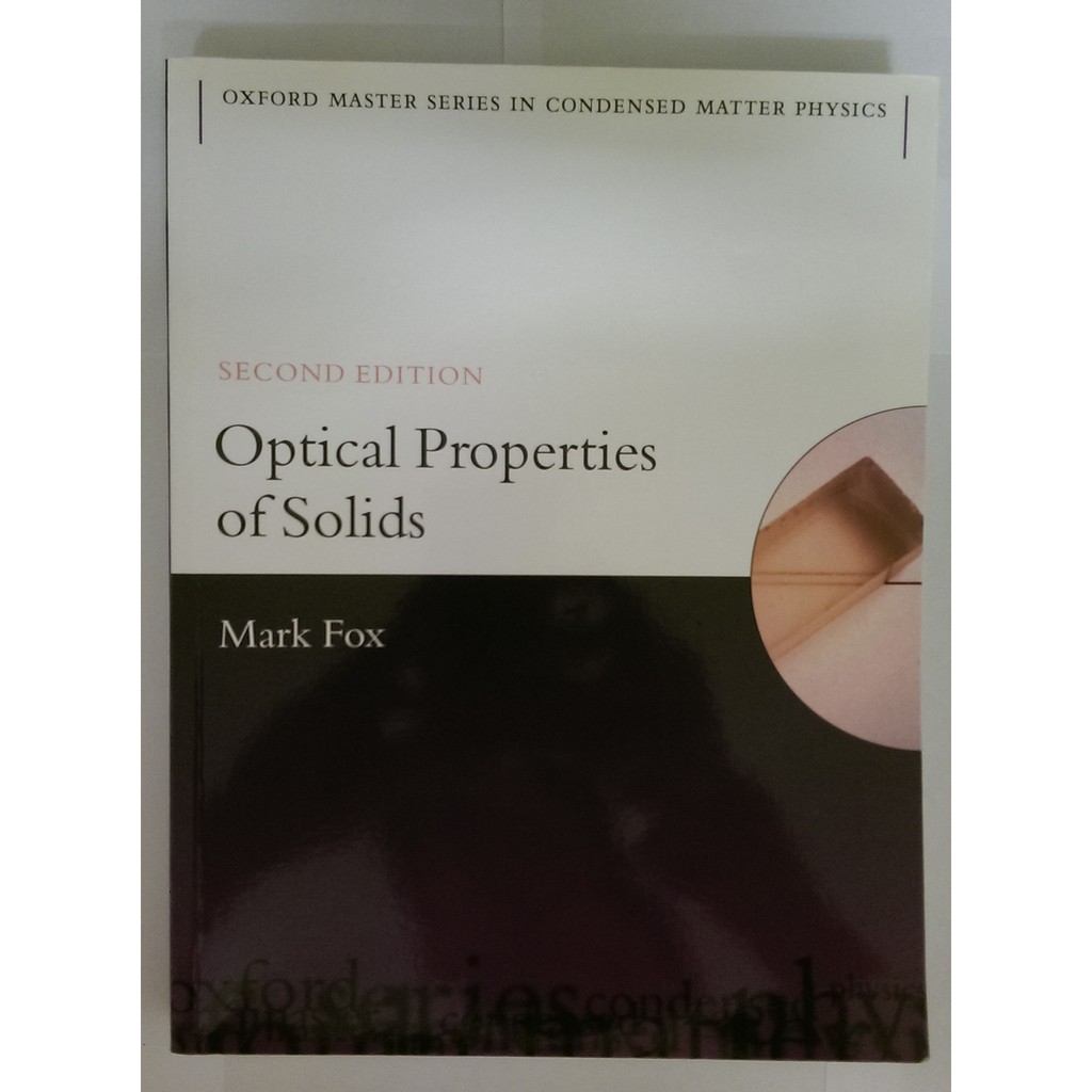 [光電材料]Optical Properties of Solids,2nd,Fox,9780199573370 | 蝦皮購物