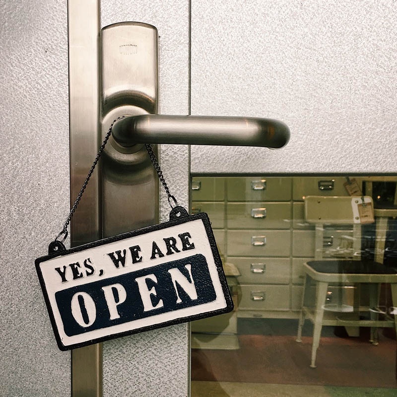 日本品牌 Dulton - Reversible Sign “OPEN-CLOSED” 鐵製招牌 / 日本雜貨 | 蝦皮購物