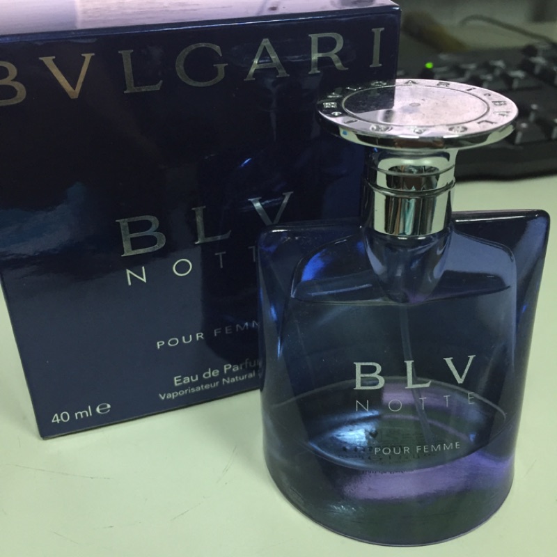 出清～Bvlgari BLV 藍茶女香深夜版淡香精 40ml | 蝦皮購物