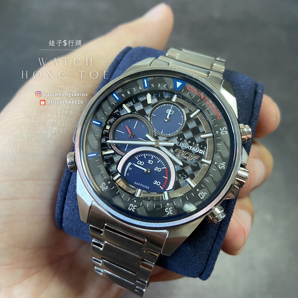 []錶子$行頭[] CASIO EDIFICE F1車隊聯名 碳纖維面盤 太陽能電力 手錶(EFS-S590AT-1A) | 蝦皮購物