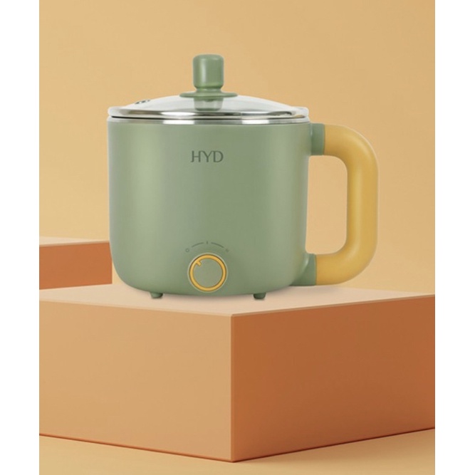 【全新綠色現貨】HYD 小食鍋 輕食尚料理快煮鍋 D-522 (附蒸蛋架) 個人鍋 宵夜 泡麵 一人鍋 快煮 | 蝦皮購物
