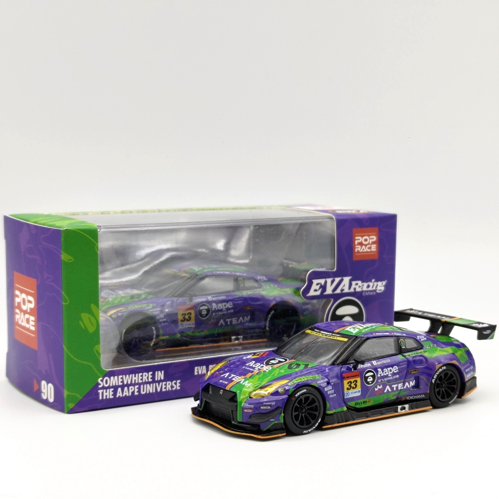【TURBO模型車】絕版限量 1/64 Mini GT #90 EVA-01初號機 GTR R35 多方聯名 數量稀少 | 蝦皮購物