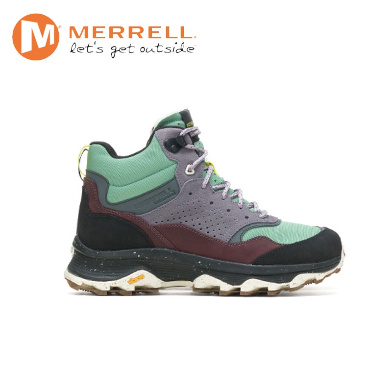 【Merrell】SPEED SOLO MID WATERPROOF 女 紫丁香 防水麂皮登山鞋 ML005098 | 蝦皮購物