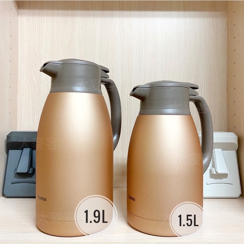 【現貨】象印1.5/1.9公升桌上型不鏽鋼真空保溫保冷瓶 外宿居家大容量保溫水壺 SH-HC15/HC19 | 蝦皮購物