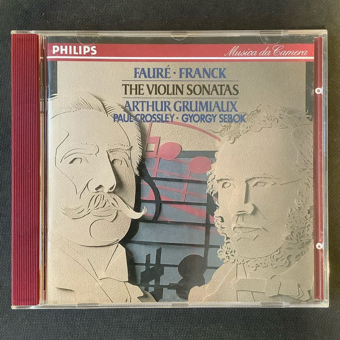 企鵝三星/Faure佛瑞&Franck法朗克-小提琴奏鳴曲 Grumiaux葛羅米歐/小提琴 西德全銀圈PDO 01首版 | 蝦皮購物