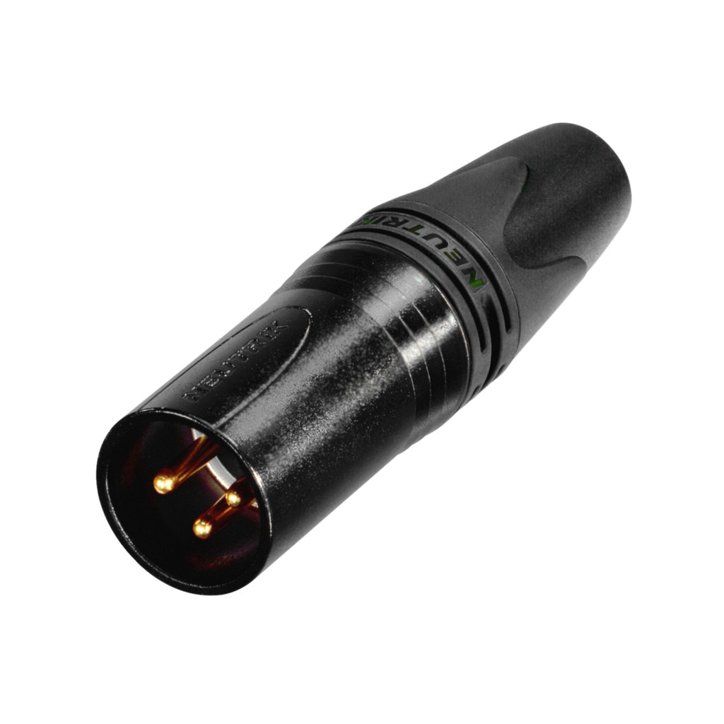 『現貨供應』 Neutrik NC3MXX-B Mic XLR 麥克風 頭 公頭 平衡 接頭 鍍金端子 | 蝦皮購物