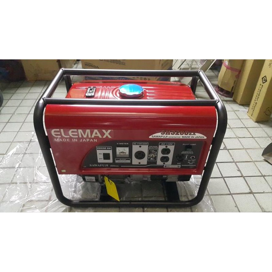 【優質五金】SH3200EX ELEMAX 澤藤 3200 W 瓦 引擎發電機∼夜市。工地。路邊攤 HONDA引擎 | 蝦皮購物