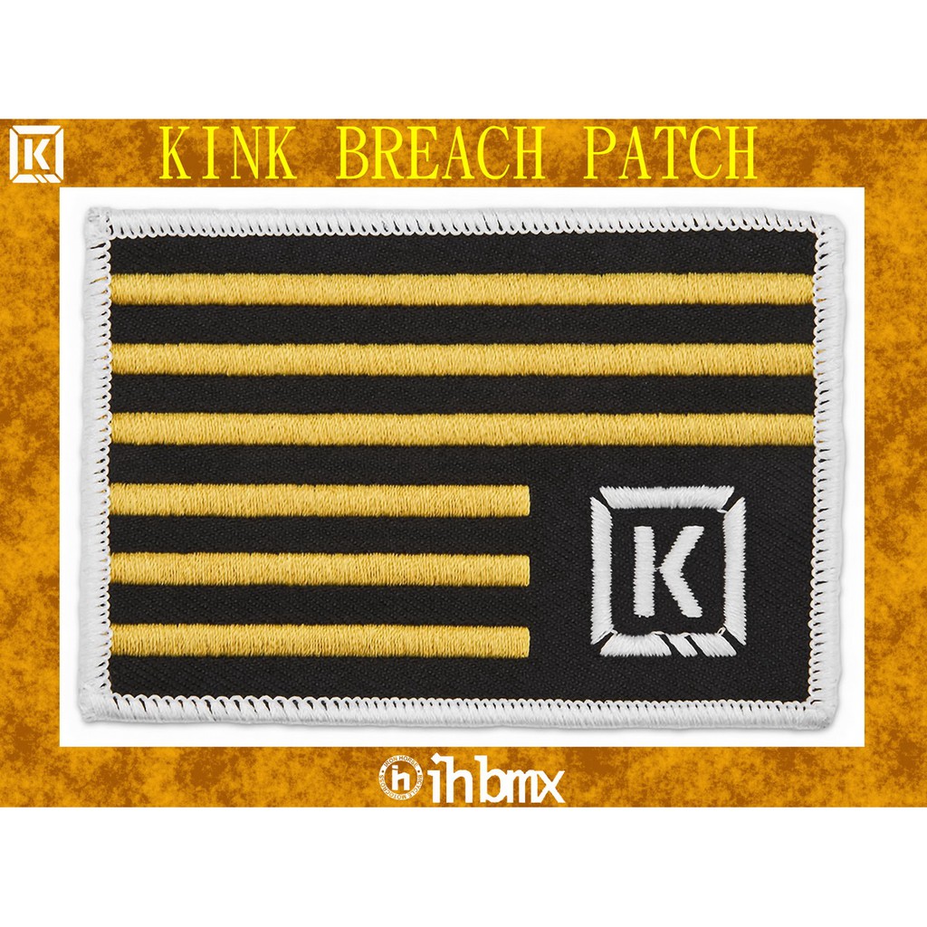 [I.H BMX] KINK BREACH PATCH 徽章刺繡貼片 DH/極限單車/街道車/特技腳踏車/地板車/ | 蝦皮購物