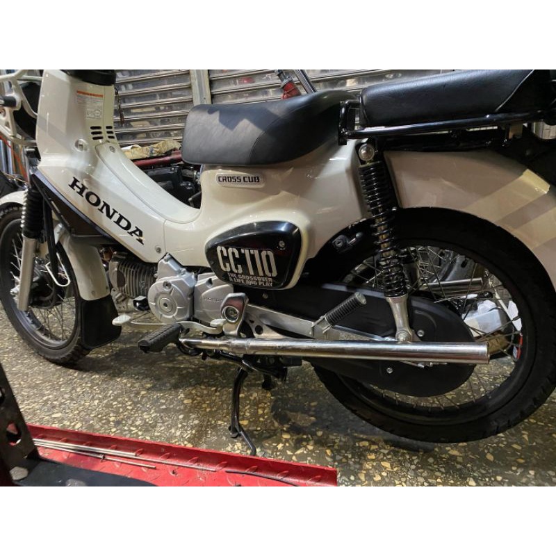 Src Honda CC110 不鏽鋼 雙出排氣管 CC110/Sc110/CT125/c125 Cross 手工訂製 | 蝦皮購物