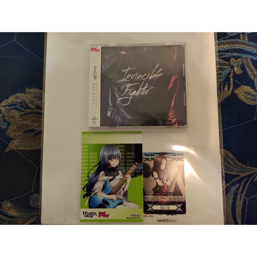 RAISE A SUILEN 3rd Single Invincible Fighter 【附角色卡及店特】【無抽選】 | 蝦皮購物