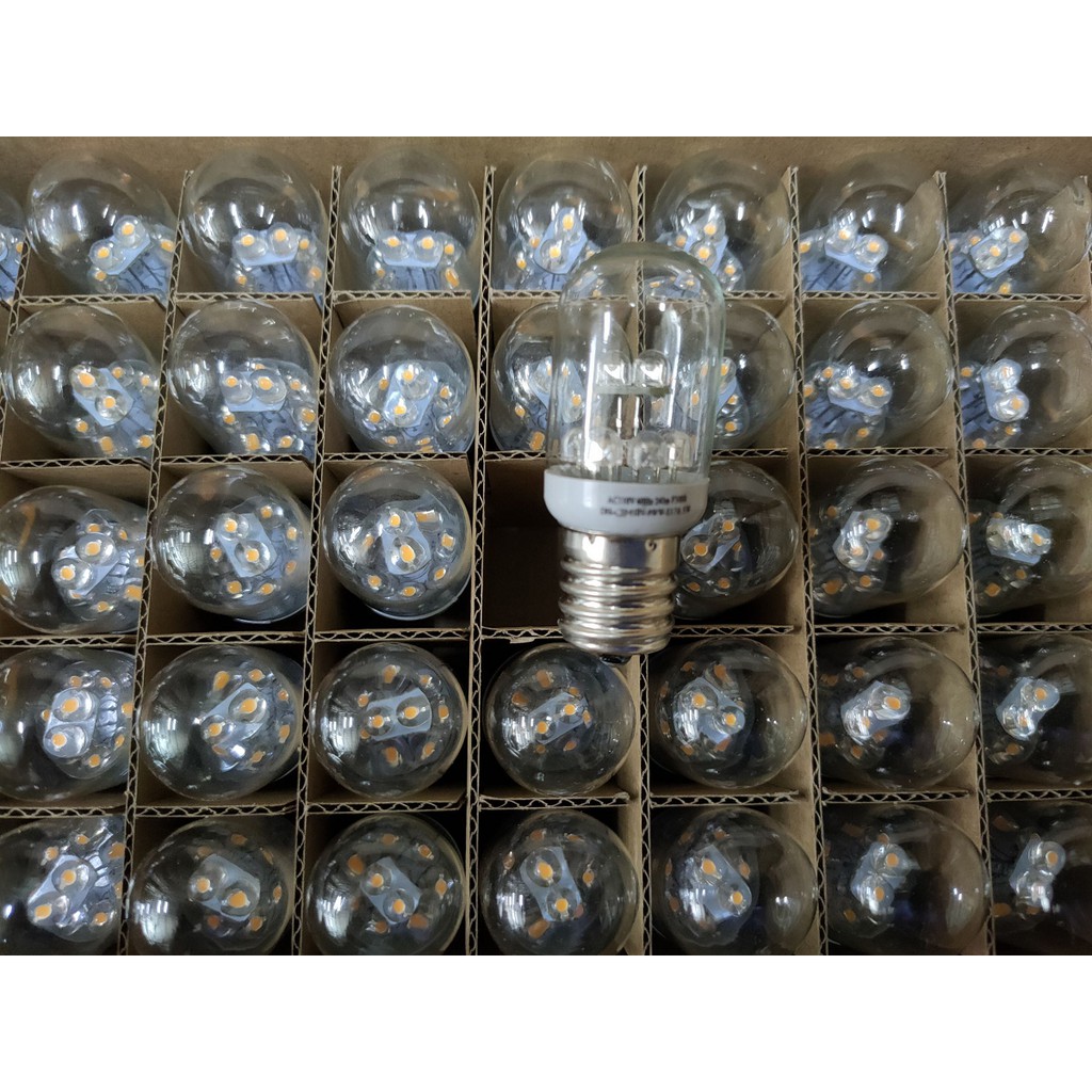 【LED燈泡】國民燈泡 橢圓型燈泡 小夜燈 LED 0.5W 9顆燈珠 110V E17 E14 LED燈泡 清光 | 蝦皮購物