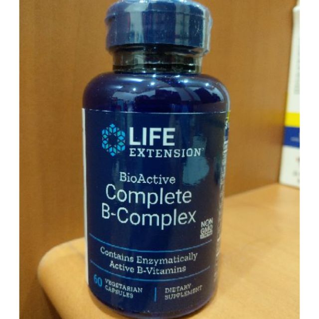 [預購] 新包裝B群 Life Extension BioActive Complete B-Complex (60顆) | 蝦皮購物