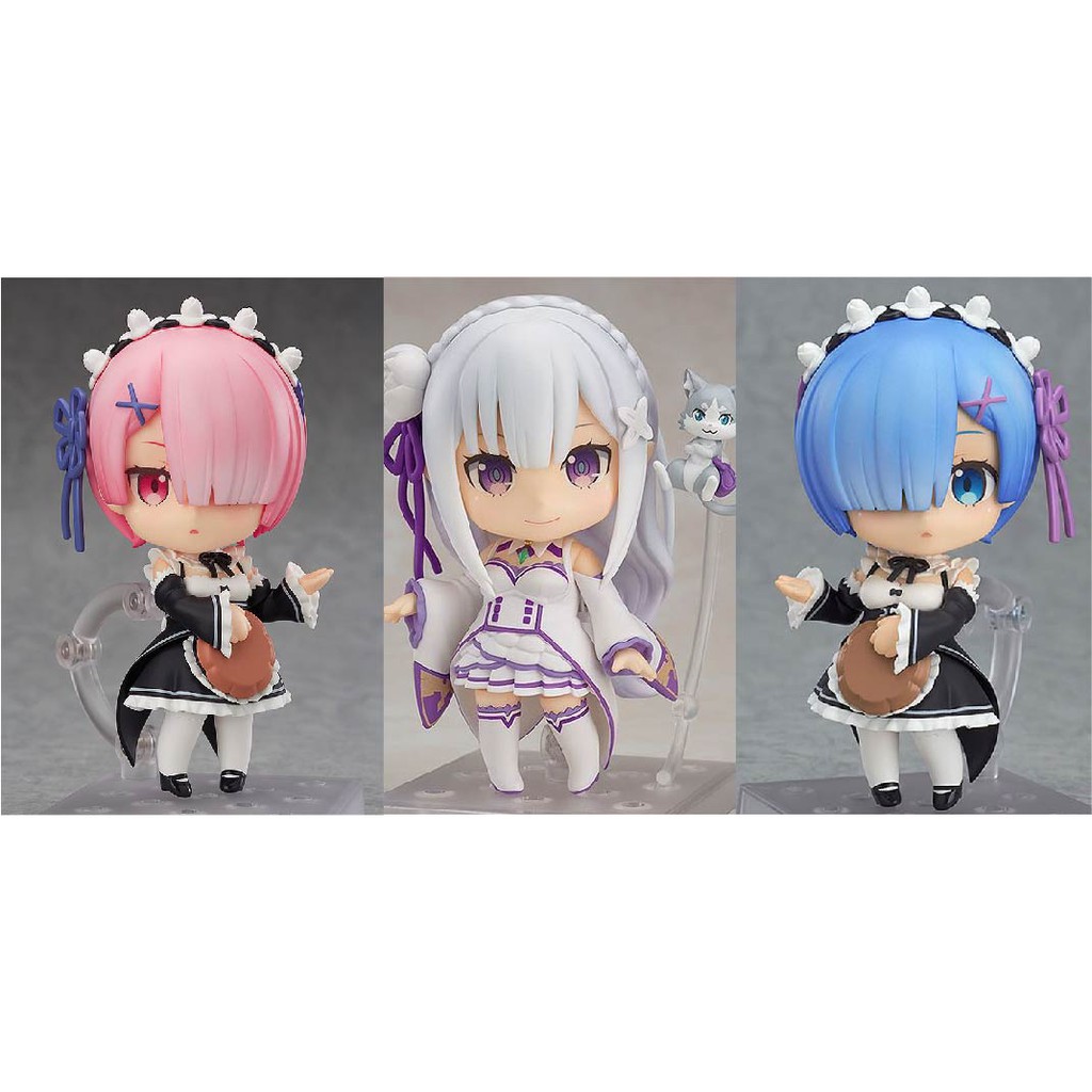 『Q版可動』GSC愛蜜莉雅 Re:從零開始的異世界生活 雷姆-拉姆 Q版 黏土人751港版動漫雷姆拉姆 ZERO 公仔 | 蝦皮購物