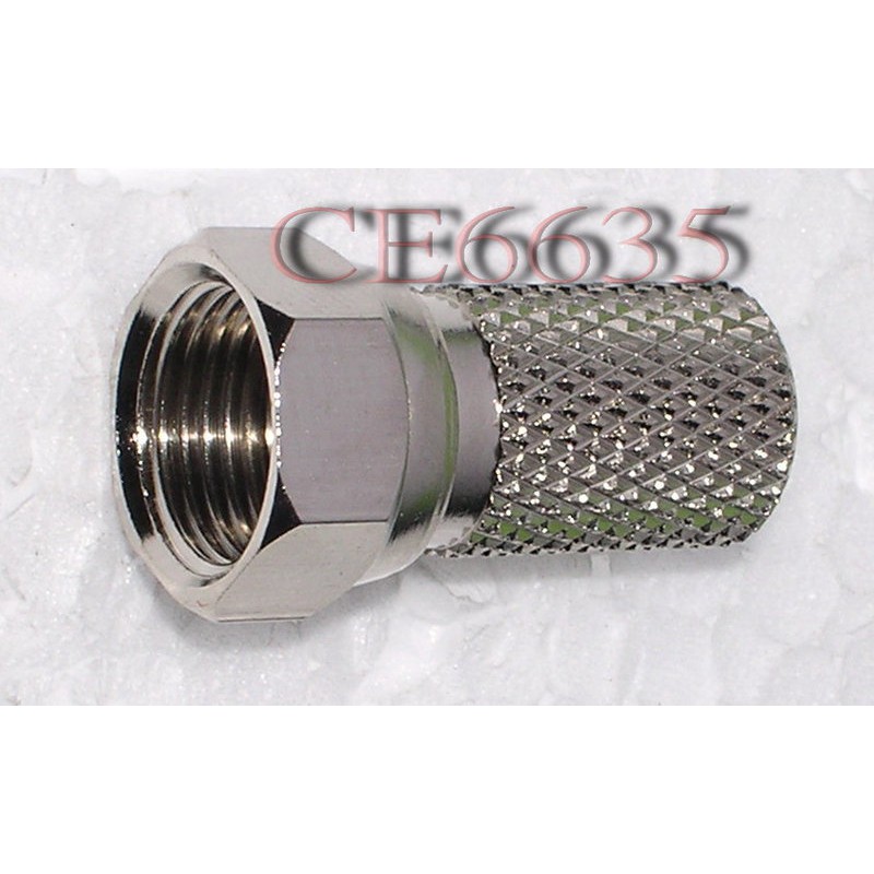 旋入式5C2V-RG6 全銅大頭旋轉式接頭 高頻用 高傳導 低阻抗 | 蝦皮購物