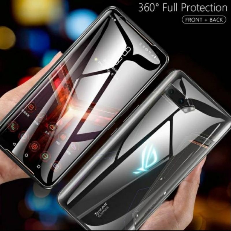 水凝膠華碩 ROG Phone 1 ROG Phone 2 防刮前後全蓋 | 蝦皮購物