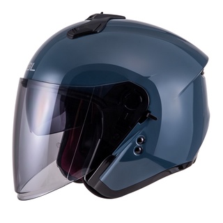 SOL 安全帽 SOXP SO-XP 素色 深藍 半罩 3/4罩 內藏墨鏡 雙D扣 雙層鏡 加長鏡片 輕量化《比帽王》 | 蝦皮購物